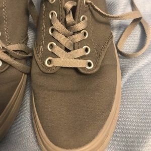 Vans | Shoes | Dark Grey Lowrise Vans | Poshmark